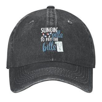 Generic Casquettes Baseball pour Hommes, Slogans dr&ocirc;les Pharmacie &Eacute;quipe Pharmacie Casquette Baseball Bonnet Derby Bonnet &agrave; Boutons &agrave; Boutons Bonnets pour Hom