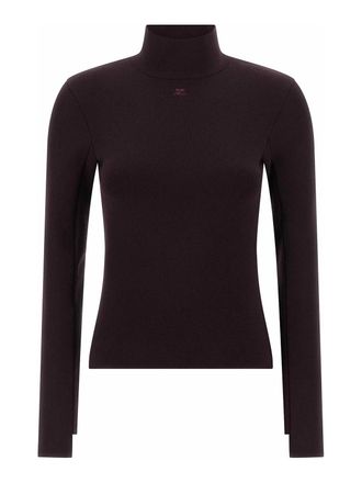 Courrèges Cardigan - Rouge Brun