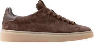 D.A.T.E. Low-Top Sneaker - Levante Suede Sneakers With Stitched Rubber Sole - Gr. 40 (EU) - in Braun - f&uuml;r Damen