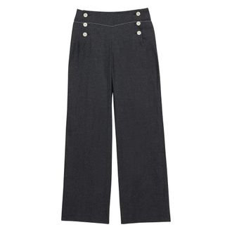 Ines De La Fressange Femme, Pantalons, Bleu, Taille: 36 FR Gabriel bridge trousers