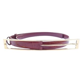 Chanel Ceinture Vintage Pre-owned - Femme - Pre-owned - Rouge - Taille: ONE Size
