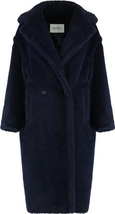 Max Mara Femme, Manteaux, Bleu, Taille: 38 FR Manteau Icon Teddy Bear