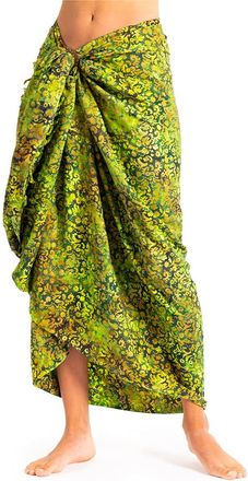 Panasiam Sarong B206 green flower, L