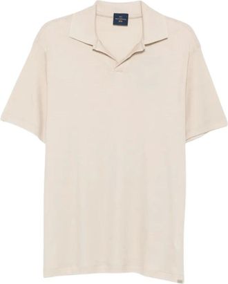 Paul & Shark Homme, Tops, Beige, Taille: L Polo Chemises