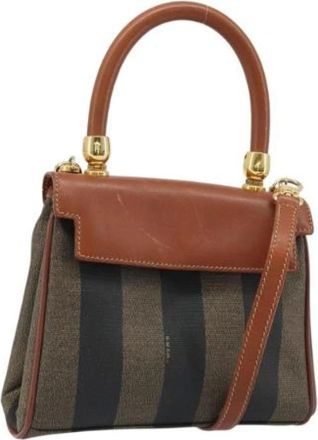 Fendi Sac &agrave; main vintage doccasion - Femme - Pre-owned - Brun - Taille: ONE Size