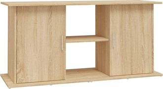 Generic Aquariumständer mit Fächer und Ablagen, Aquarienschrank, Aquarium Unterschrank, Aquarium Tisch, Aquarienunterschrank, Terrarium Schrank, Betongrau, (1