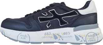 Premiata Chaussures Homme Baskets Su&egrave;de Tissu Mick_7249 Noir-Gris, Noir et gris., 42 EU