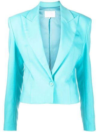 Costarellos Cropped-Bluse - Blau