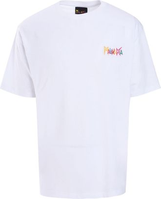 Mauna Kea Heritage T-Shirt mit Logo-Stickerei - Wei&szlig;