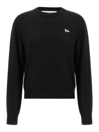 Maison Kitsun&eacute; Pull Col Rond - Noir