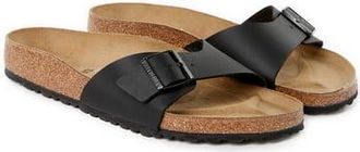 Birkenstock Sandales plates en cuir