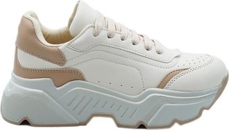 Bonateks Damen Frfrb100124 Sneaker, beige, 38 EU Schmal