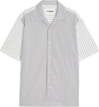 Jil Sander Homme, Chemises, Blanc, Taille: L Chemise L&eacute;g&egrave;re en Coton
