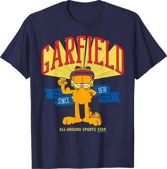 Garfield Pose, Star Winner des Uni-Schullaufteams, Retro-Design T-Shirt