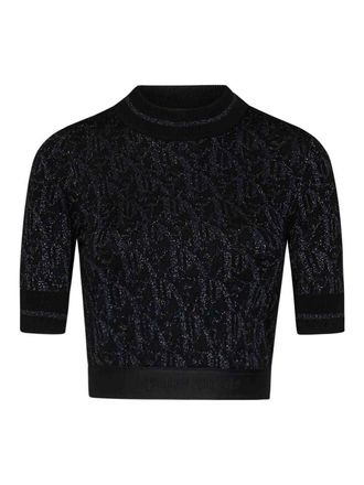 Palm Angels Pull Col Rond - Noir