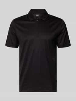 HUGO BOSS Regular Fit Poloshirt aus Lyocell-Baumwoll-Mix Modell H-PARAS 50