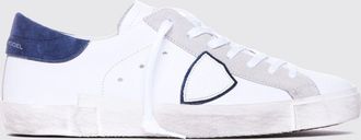 Philippe Model Paris Low-Top-Sneakers aus Leder mit Used-Effekt und Schild-Logo