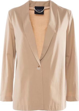 Nenette Femme, Vestes, Beige, Taille: 36 FR Giacca Bless