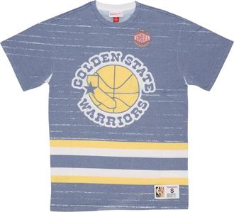 Mitchell & Ness NBA Jumbotron 3.0 Tee Golden State Warriors - - Tops - Herren - Mehrfarbig - XL
