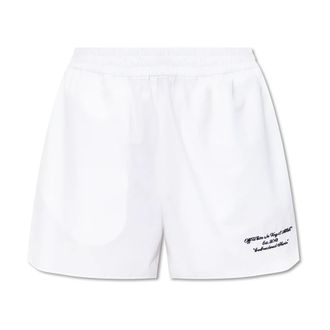 Off-white Shorts mit Stickerei - - Shorts - Damen - Wei&szlig; - S