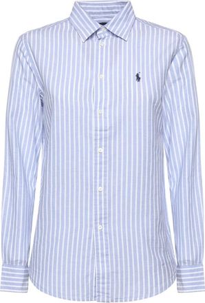 Polo Ralph Lauren Femme, Blouses et Chemises, Bleu, Taille: 36 FR Chemise Boutonn&eacute;e Ray&eacute;e