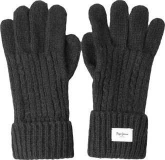 Pepe Jeans London Damen Francis Gloves Handschuhe, Schwarz (Black), Einheitsgr&ouml;&szlig;e