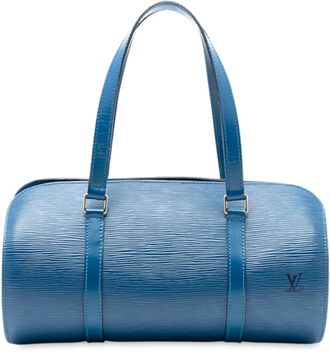 Louis Vuitton Hobo Bags - Epi Soufflot - Gr. unisize - in Blau - f&uuml;r Damen