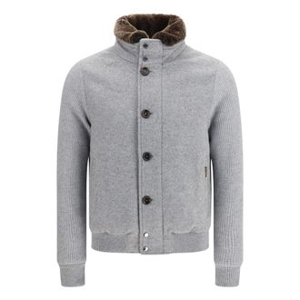 Moorer Veste Levion-B5L - Homme - Vestes - Gris - Taille: L