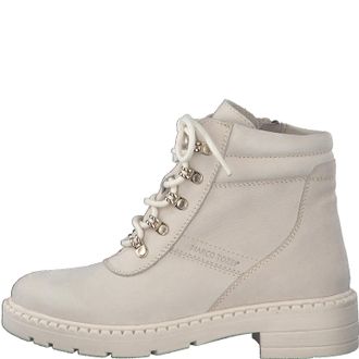 Marco Tozzi Marco Tozzi Damen Marco Tozzi Damen 2-2-25202-29 Leder Schnürstiefelette Stiefelette, Elfenbein, 39 EU