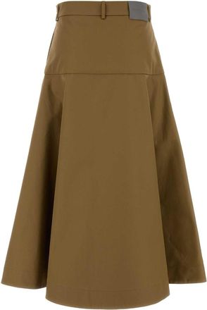 Balenciaga Camel Exterior: Cotton Gonne Skirt