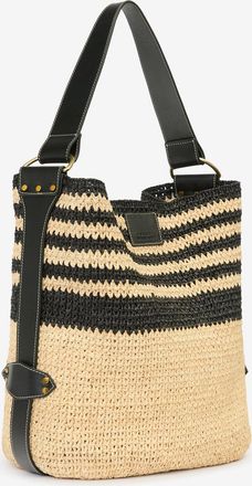 Isabel Marant Sac Bayia - Femme - Noir Et Naturel - Isabel Marant