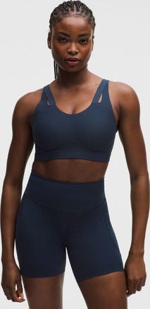 lululemon Brassi&egrave;re Levitation Maintien maximal, bonnets B &agrave; DD pour Femmes - Bleu - Taille 34DD