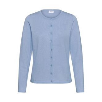Saint Tropez MilaSZ R-Neck Cardigan - - Knitwear - Damen - Blau - L