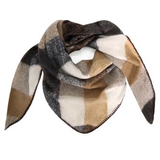 Glamexx24 Damenschal Damenhalstuch Herrenhalstuch Mehrfarbig mit Muster Winterschal sehr warm und weich XXL Schal f&uuml;r viele Angelegenheiten dreieckige Form