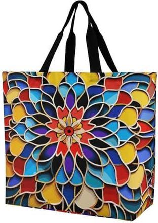 Generic Couleur Marocaine Sac A Main Femmes D&eacute;contract&eacute; Tote Bag Grand Sac &Agrave; Bandouli&egrave;re Pour Voyage Travail Plage