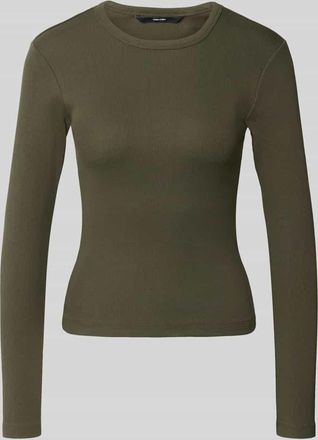 Vero Moda Slim Fit Langarmshirt aus Baumwoll-Mix Modell CHLOE