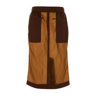Saint Laurent Damen, R&ouml;cke, Braun, MGr&ouml;&szlig;e