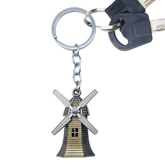 Generic Porte-cl&eacute;s Moulin &Agrave; Vent - &Eacute;tiquette De Cl&eacute; De Voiture, Pendentif Hollandais Antique, Accessoire Danneau De Boucle, Ornement De Porte-cl&eacute;s D&eacute;coratif |