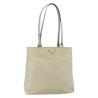 Prada Pre-owned Nylon Tote Bag - - Pre-owned - Damen - Beige - ONE SIZE