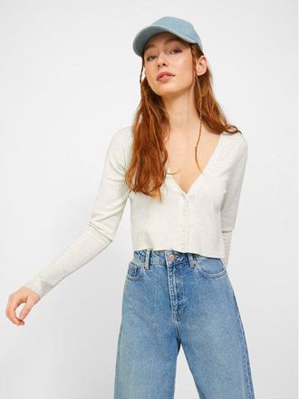 Jack & Jones Strickjacke Sabel 12224471 Wei&szlig; Regular Fit