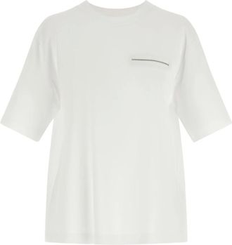 PESERICO Femme, Tops, Blanc, Taille: 42 FR T-shirt