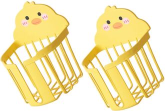 Garneck 2 Stück Wandmontierter Toilettenpapierhalter mit Ablagefach Platzsparend Einfache Installation Vielseitig Nutzbar für Bad und Küche Große Kapazität fü