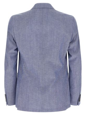 Pal Zileri Mens Blue Wool Blazer Clothing