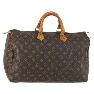 Louis Vuitton Sac &agrave; main en toile Pre-owned - Femme - Pre-owned - Brun - Taille: ONE Size
