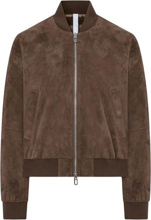 Duno Femme, Vestes, Brun, Taille: 36 FR Athina-Volterra Leather Jacket