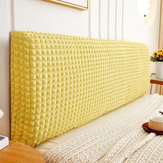 Generic Stretch-Bettkopfteilbezug für Full-, Queen- und King-Size-Betten, Dicker, elastischer Stoff, waschbar, für Schlafzimmerdekor in Queen-Size-Größe, einf