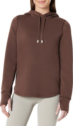 Amazon Essentials Active Damen Damen Active Sweat Lockere Passform Langarm Hoodie Sweatshirt, Rich Hazel, XL