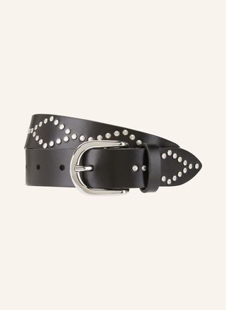Isabel Marant Isabel Marant Lederg&uuml;rtel Liliana Mit Nieten schwarz