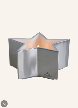 Villeroy & Boch Led Kerze Luzern S silber