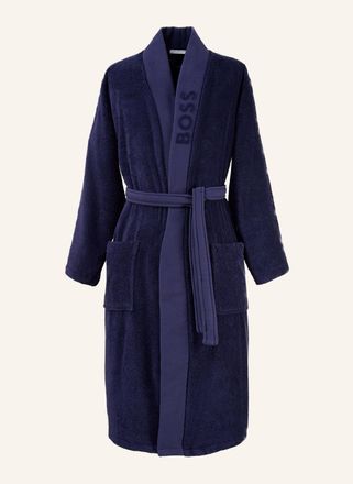 HUGO BOSS Bademantel Plain blau